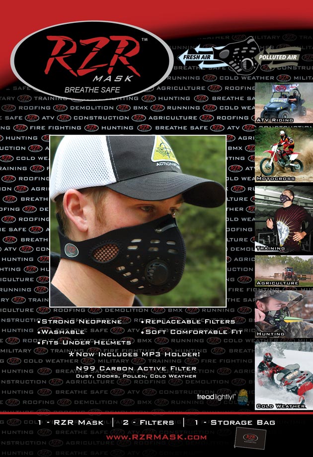 RZR Mask Air Filtration for ATV, UTV, and Dirt Bike Enthusiasts | UTV ...