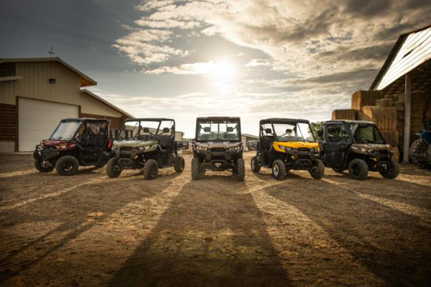 2016 Can-Am Defender Utility Side-by Sides and Commander MAX DPS 800R ...