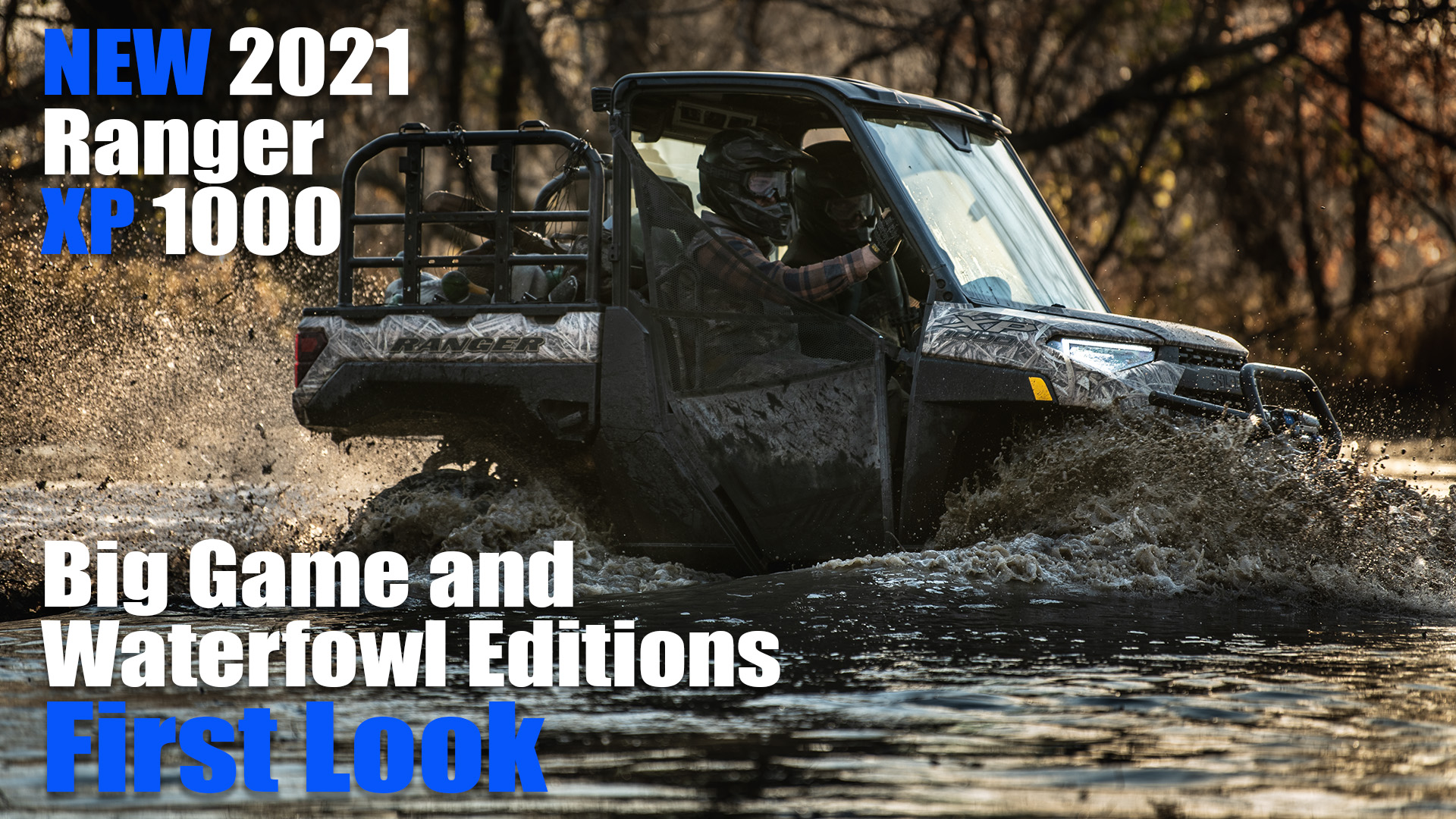 New 2021 Polaris Ranger XP 1000 Big Game and Waterfowl Hunting Editions ...